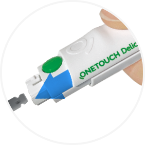 3 easy steps to use OneTouch Verio Flex® meter