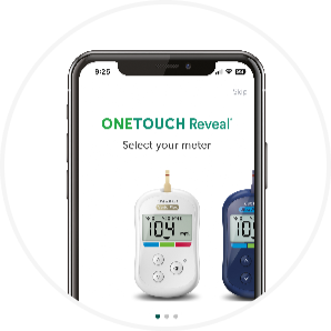 3 easy steps to use OneTouch Verio Flex® meter