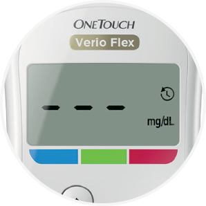 3 easy steps to use OneTouch Verio Flex® meter